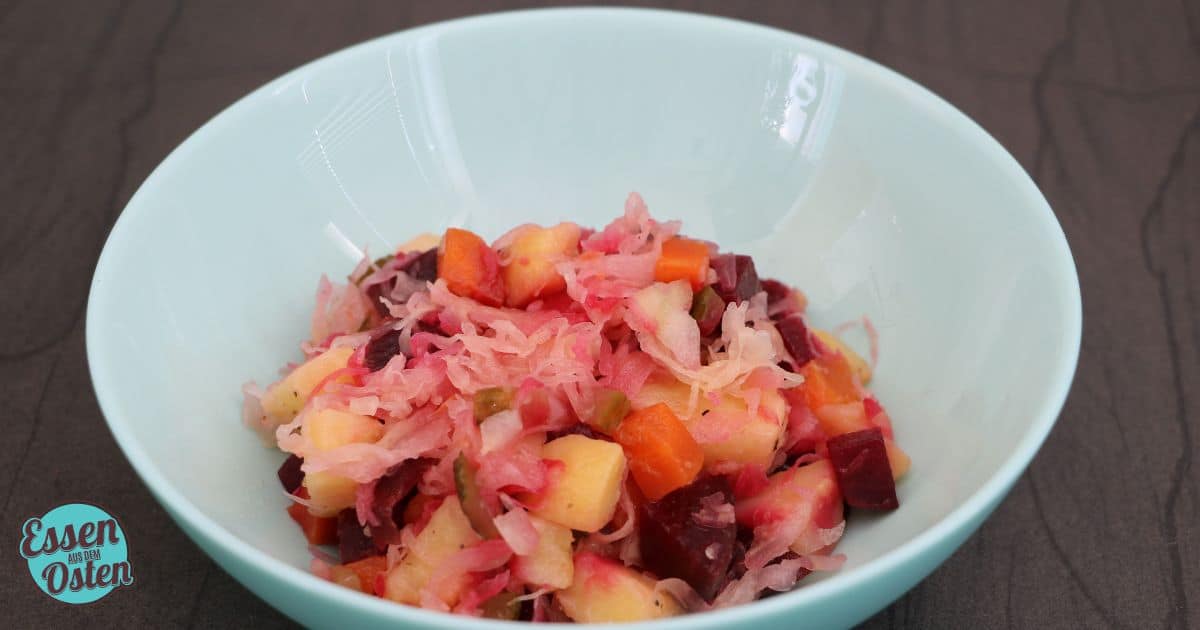 Vinegret - russischer Salat | Essen aus dem Osten
